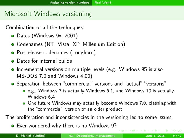Versioning and License selection | PDF | Operating Systems | Computer Software and Applications