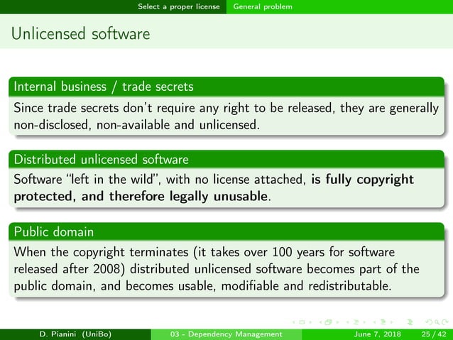 Versioning and License selection | PDF | Operating Systems | Computer Software and Applications