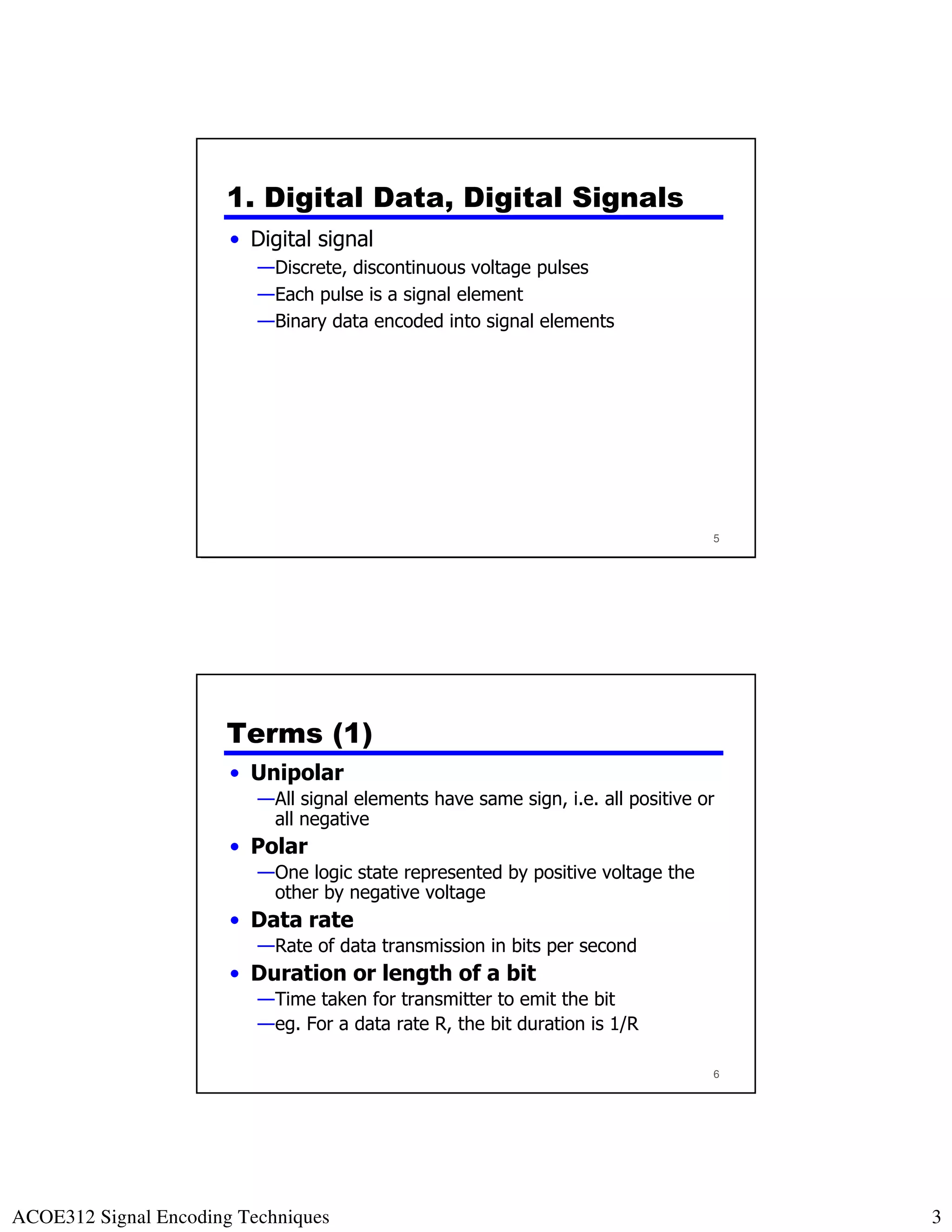 05 signal encoding | PDF