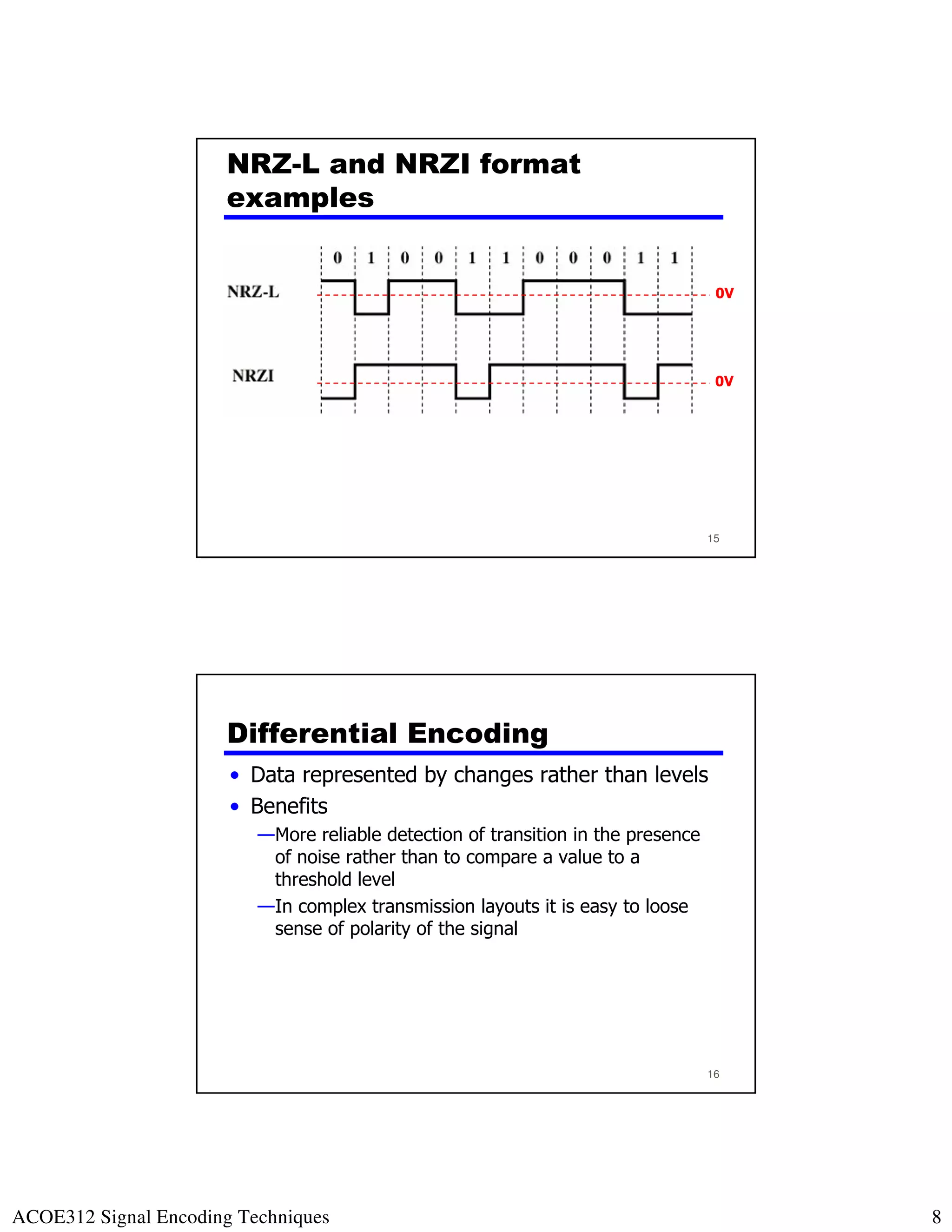 05 signal encoding | PDF