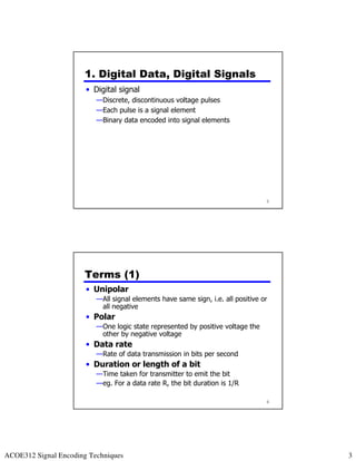 05 signal encoding | PDF