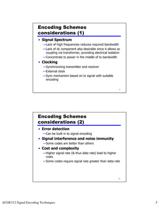 05 signal encoding | PDF