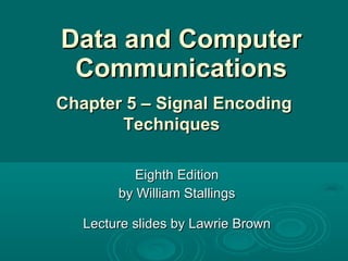 05 signal encodingtechniques | PPT | Digital Audio | Computer Software ...