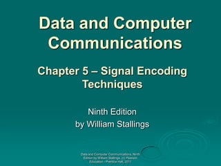 05 signal encodingtechniques | PPTX