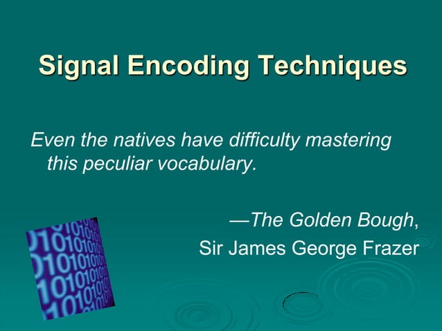 05 signal encodingtechniques | PPTX | Digital Audio | Computer Software ...