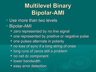 signal encoding techniques | PPT