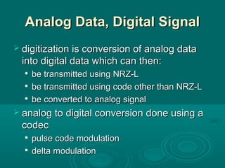 signal encoding techniques | PPT