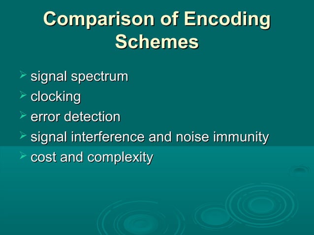 signal encoding techniques | PPT