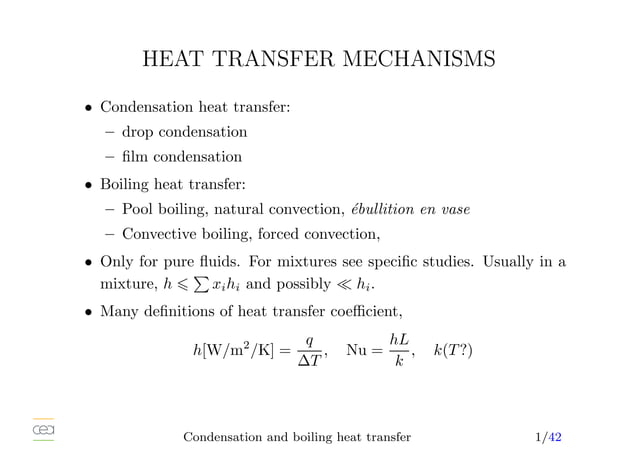 Introduction to Two phase flow heat transfer | PPT
