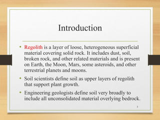 Soil and Environment.Geo 305 | PPTX