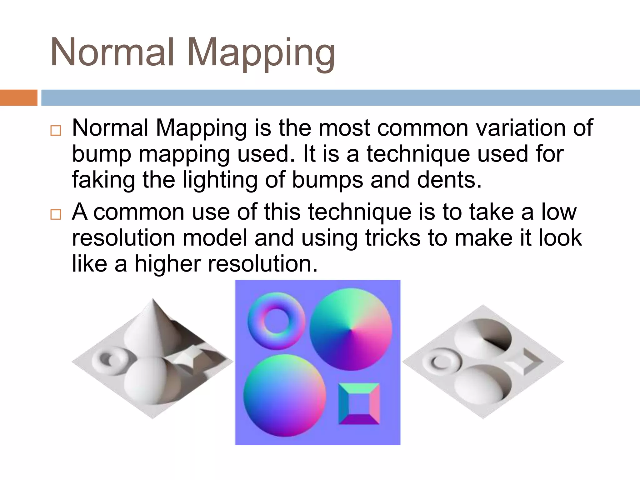 Texture mapping overview | PPTX