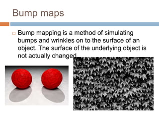 Texture mapping overview | PPTX