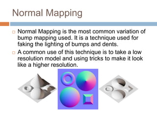 Texture mapping overview | PPTX