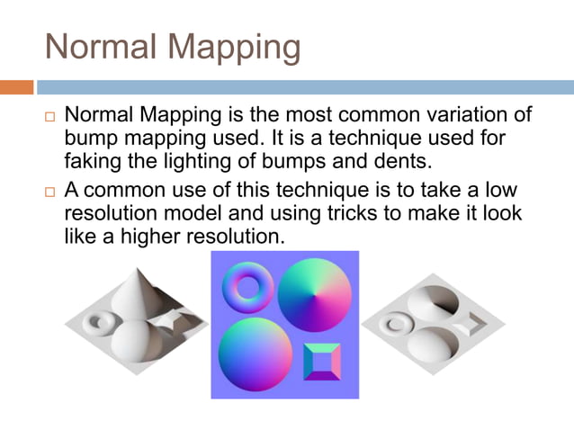 Texture mapping overview | PPTX | 3-D Graphics | Computer Software and Applications