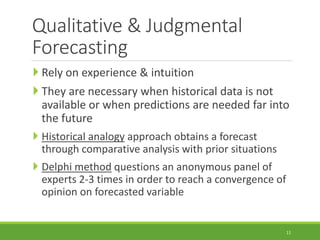Time Series Analysis and Forecasting in Practice | PPTX