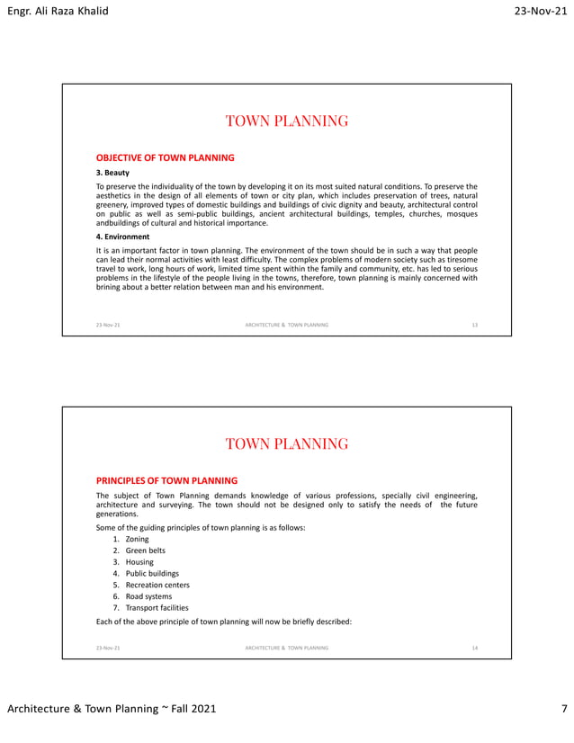 05 - Town Planning (04-10-21).pdf | Developmental Sites | Real Estate