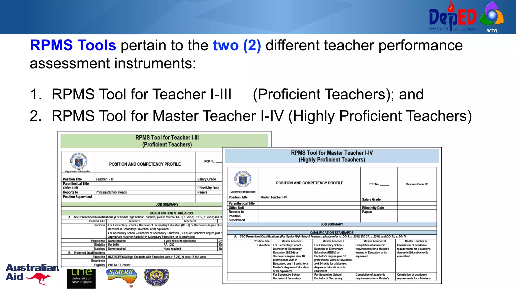 05 Understanding RPMS tools and MOV's | PDF