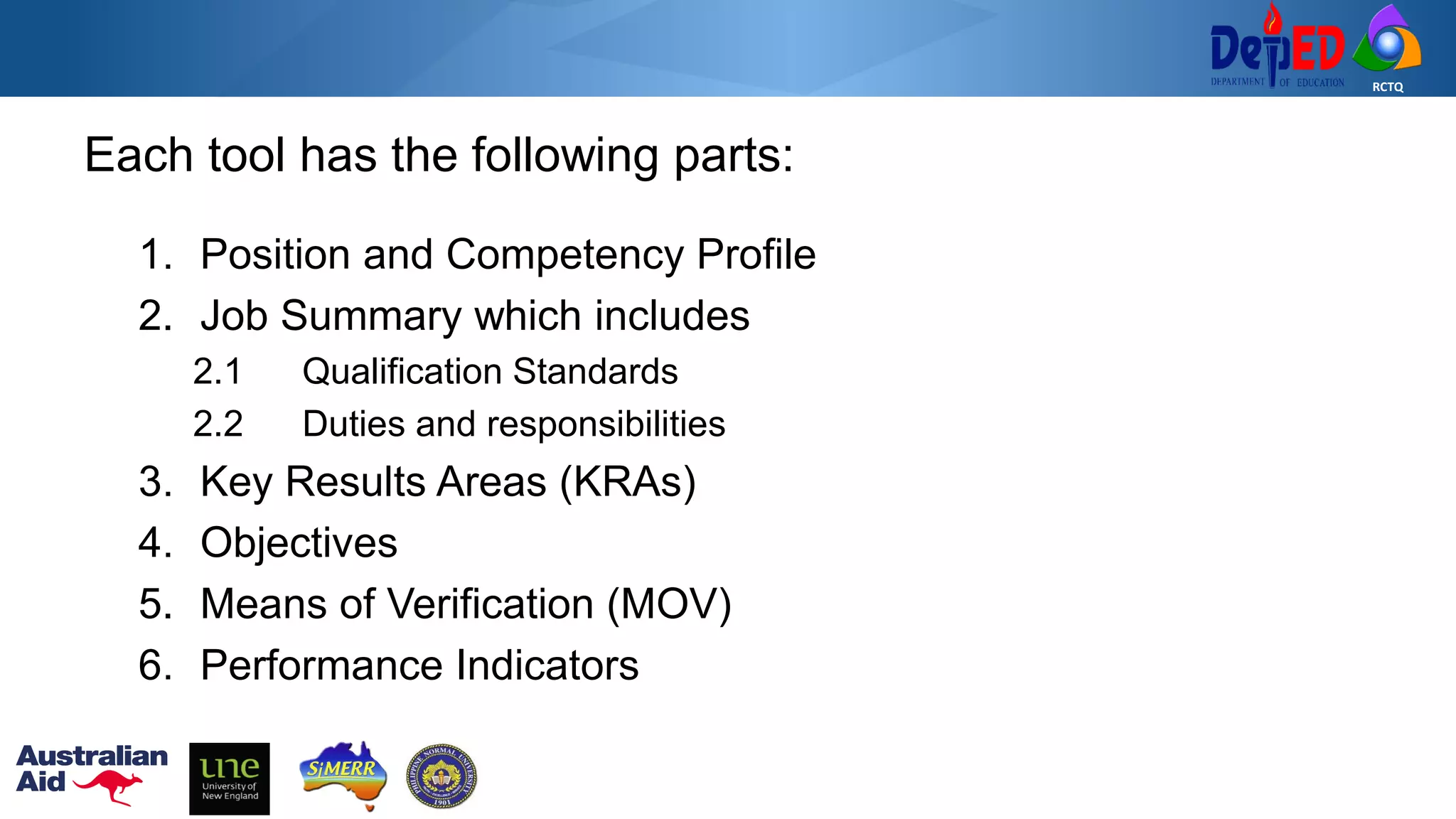 05 Understanding RPMS tools and MOV's | PDF