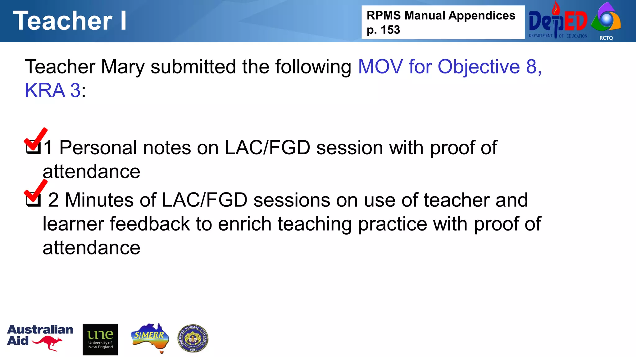 05 Understanding RPMS tools and MOV's | PDF