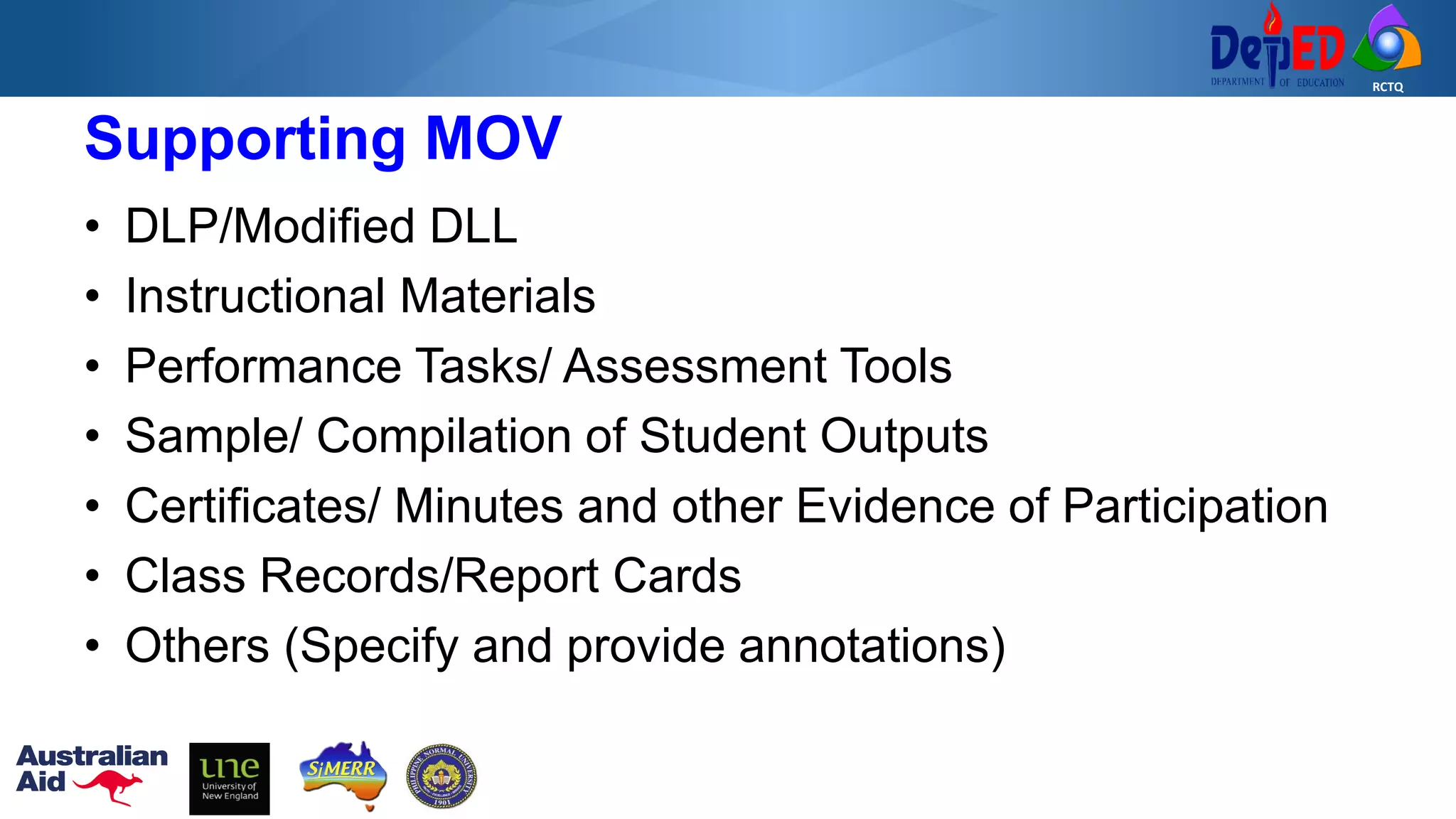 05 Understanding RPMS tools and MOV's | PDF