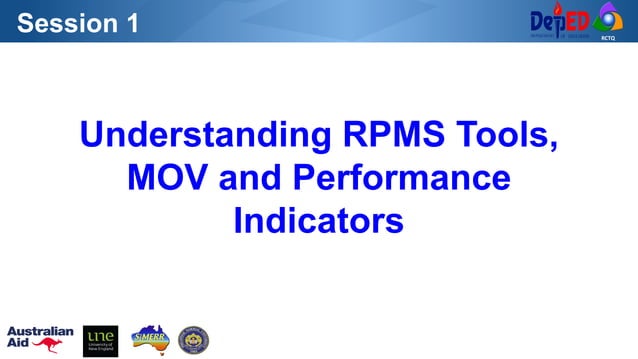 05 Understanding RPMS tools and MOV's | PDF