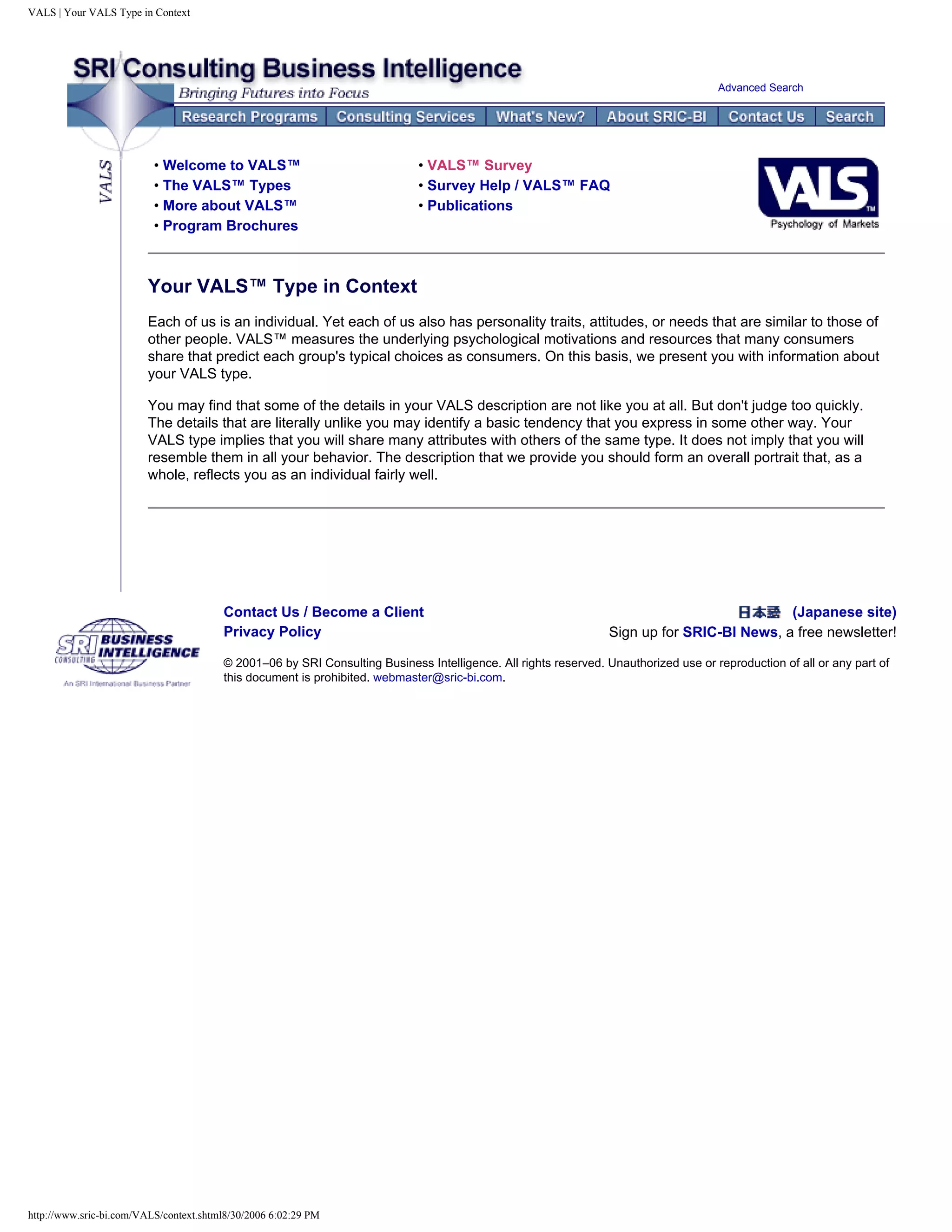 05 vals-personality-types | PDF