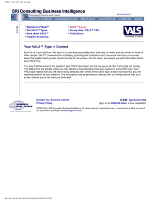 05 vals-personality-types | PDF