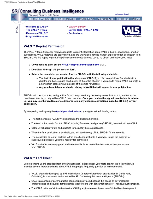 05 vals-personality-types | PDF | Business and Finance