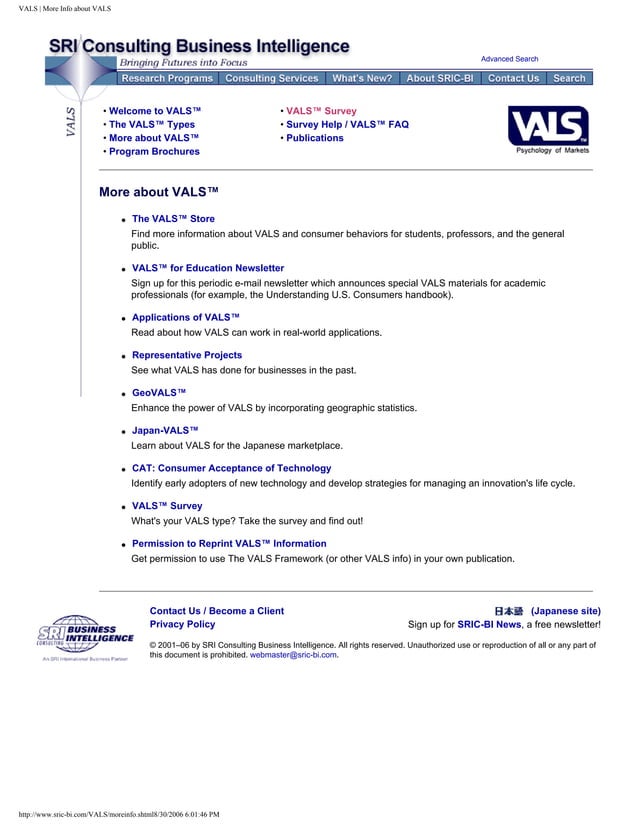 05 vals-personality-types | PDF | Business and Finance