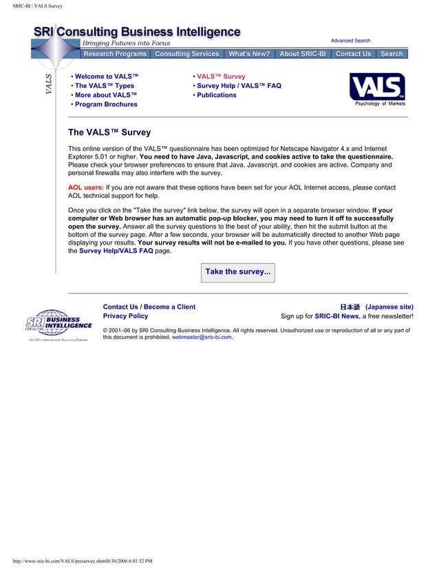 05 vals-personality-types | PDF | Business and Finance