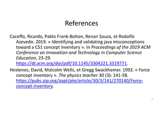 Workshop: Identifying concept inventories in agile programming | PPT