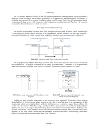 OpenCV-based PID control line following vehicle with object recognition and reaction | PDF