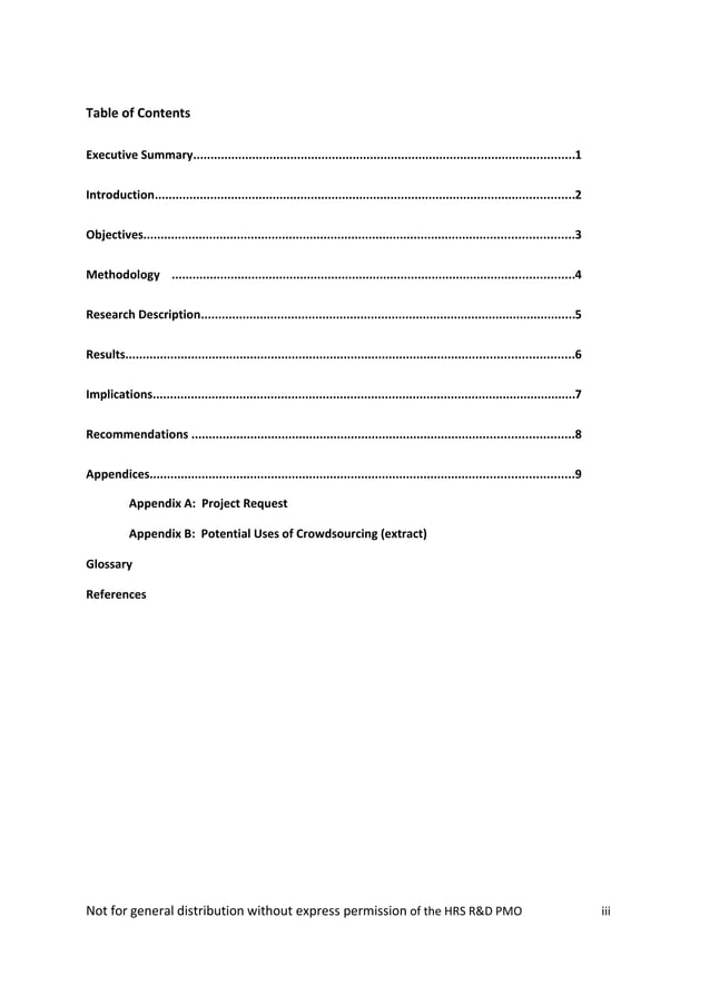 Example R&D Project Report | DOC | Human Resources | Business