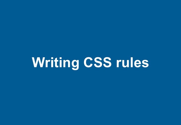 CSS Best practice CSS Best practice