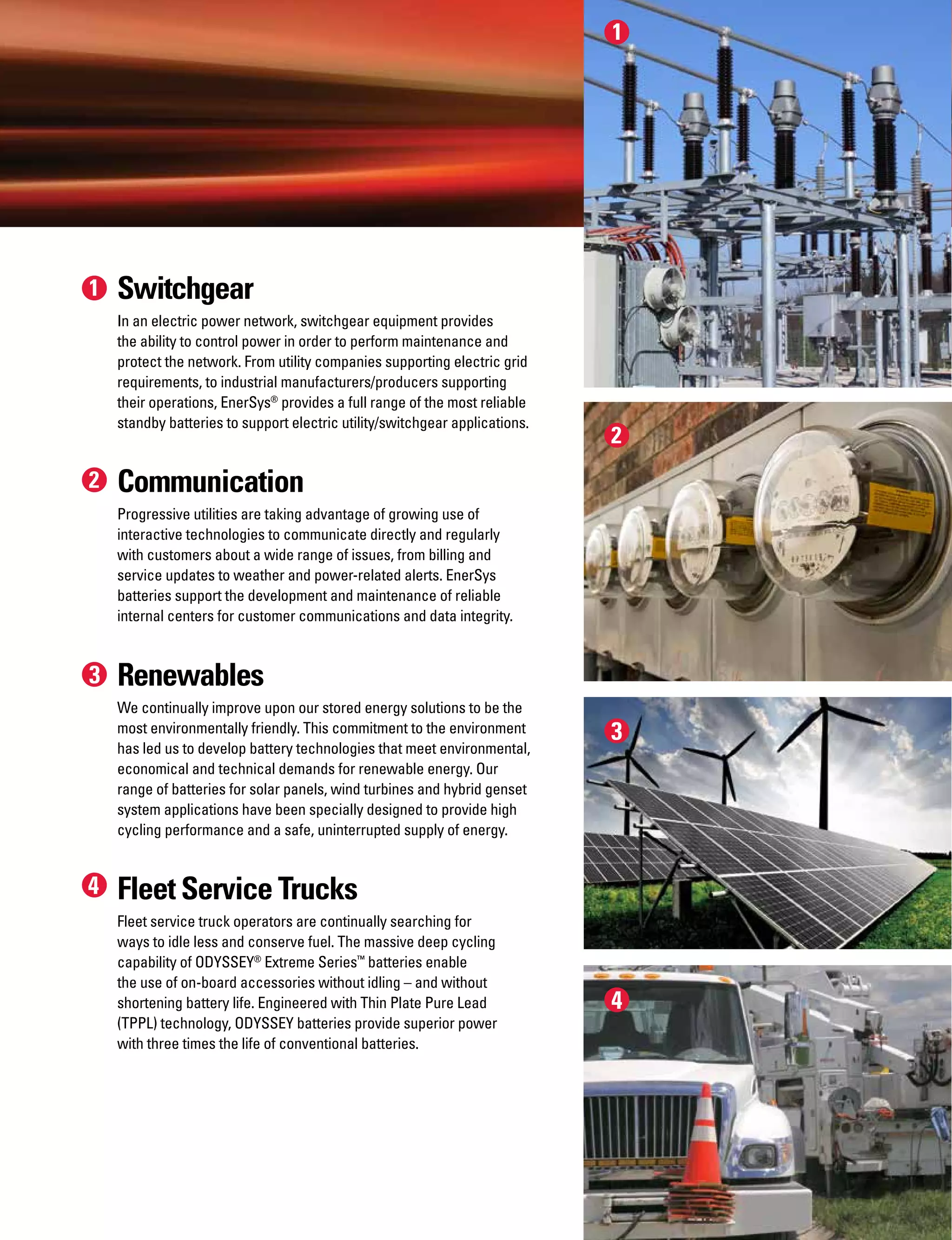 Enersys Utility Brochure | PDF