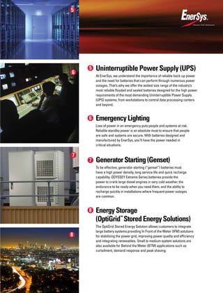 Enersys Utility Brochure | PDF