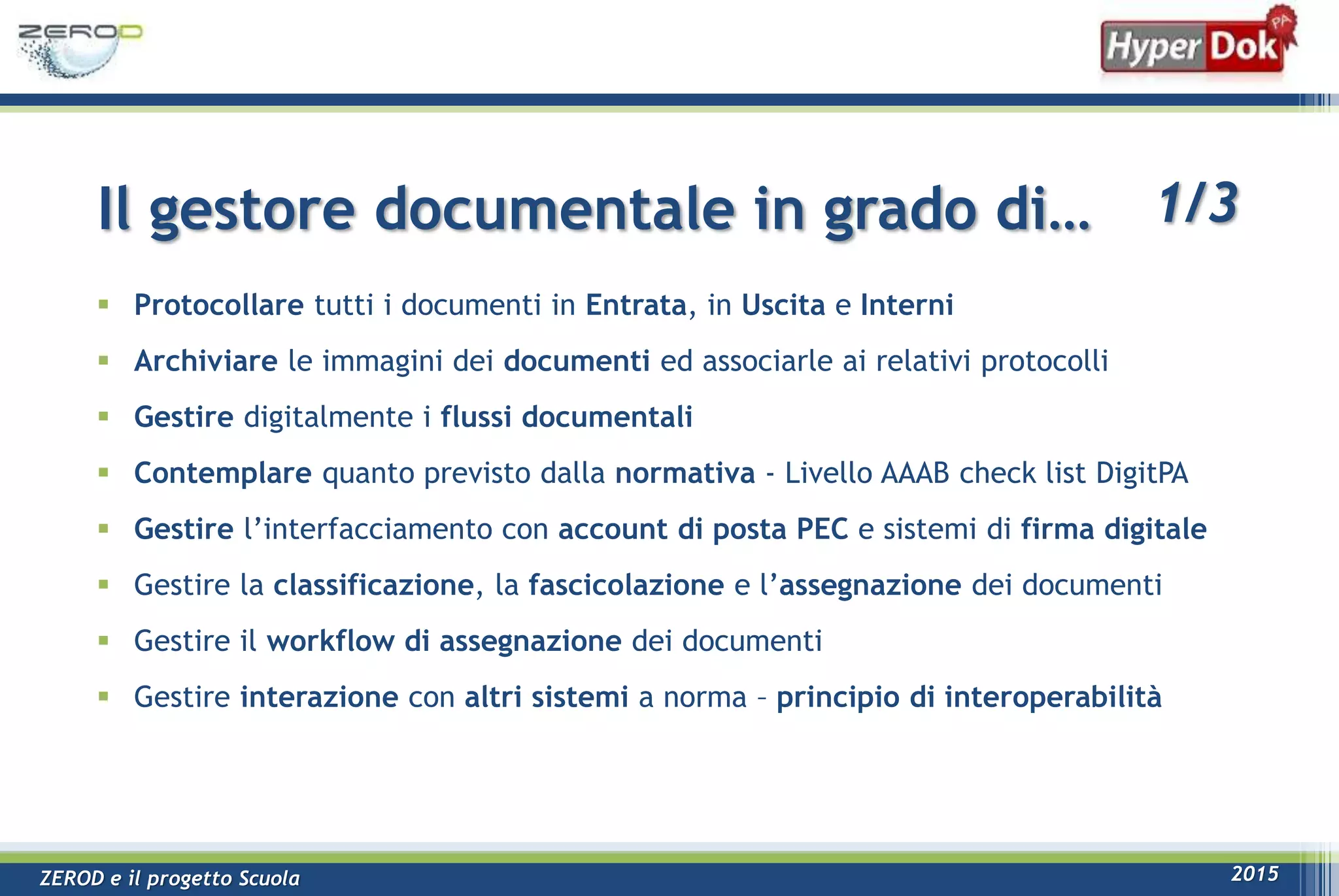 Progetto scuola digitale | PPTX
