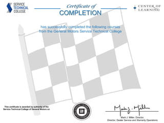 GM Certifications | PDF