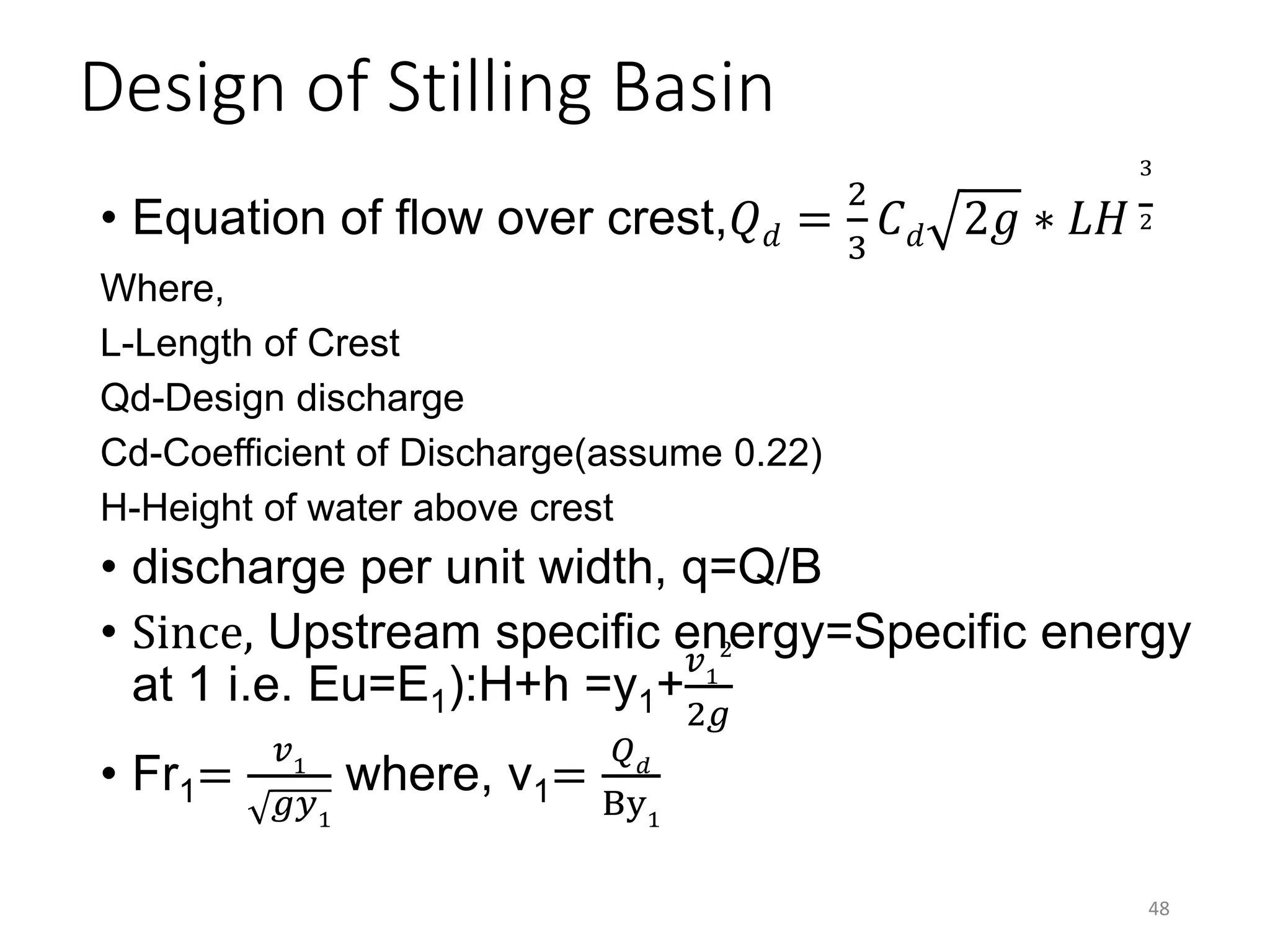 050218 chapter 7 spillways and energy dissipators | PDF