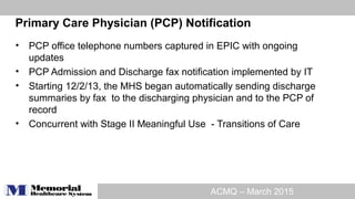 MHS Presentation_March 2015 | PPT