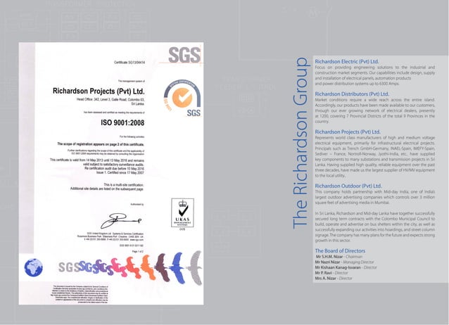 Richardson Company Profile | PDF