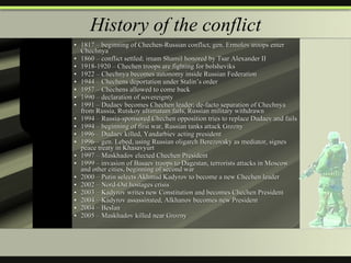 050401 War In Chechnya In The Eyes Of Russians | PPT