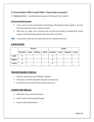 CV-Aymen Ben Abderrahmen | PDF