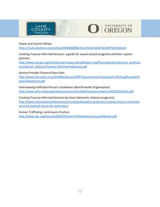 Human Trafficking Resource Guide | PDF