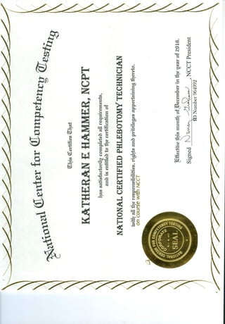 Certificate of Completion NCPT0001 | PDF