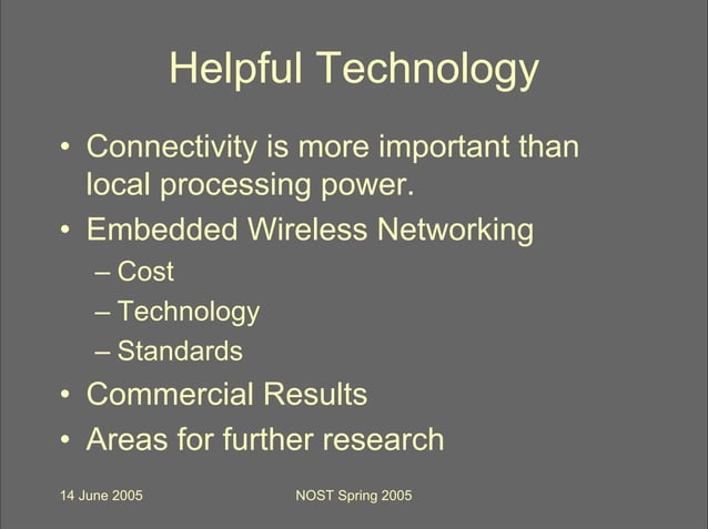 2005, Robert Poor (ex-CTO Ember) | PPT