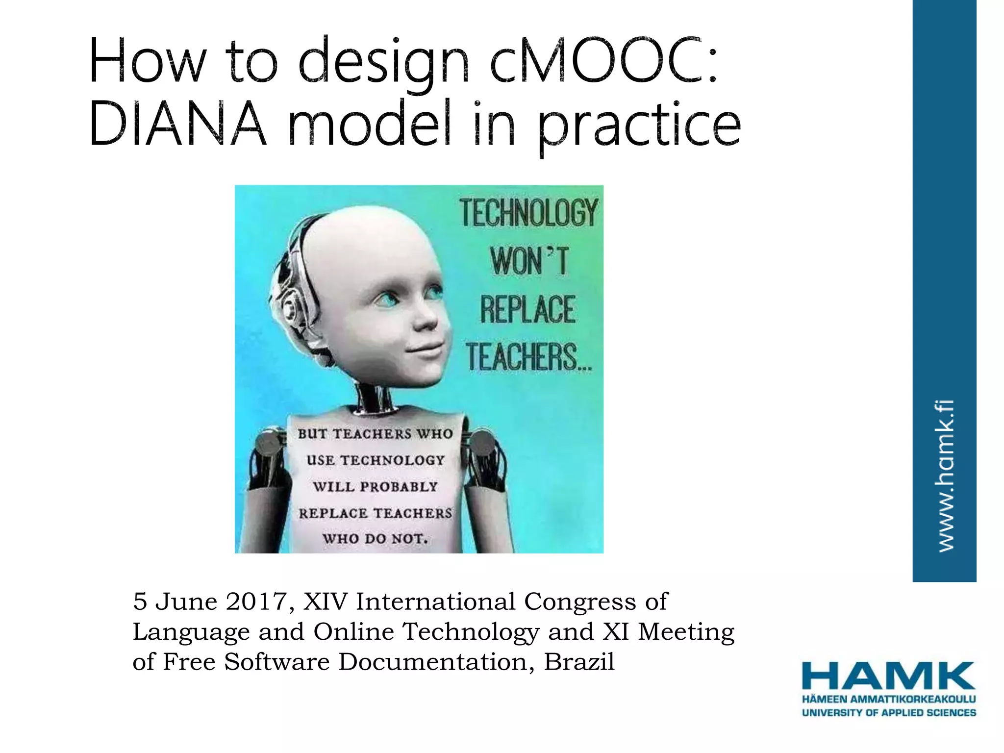 How to design cMOOC | PPT