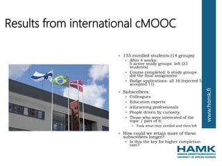 How to design cMOOC | PPT