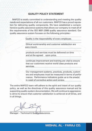 MAFCO CATALOGUE | PDF