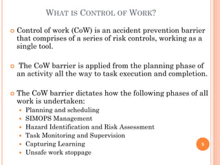 Control of Work | PDF